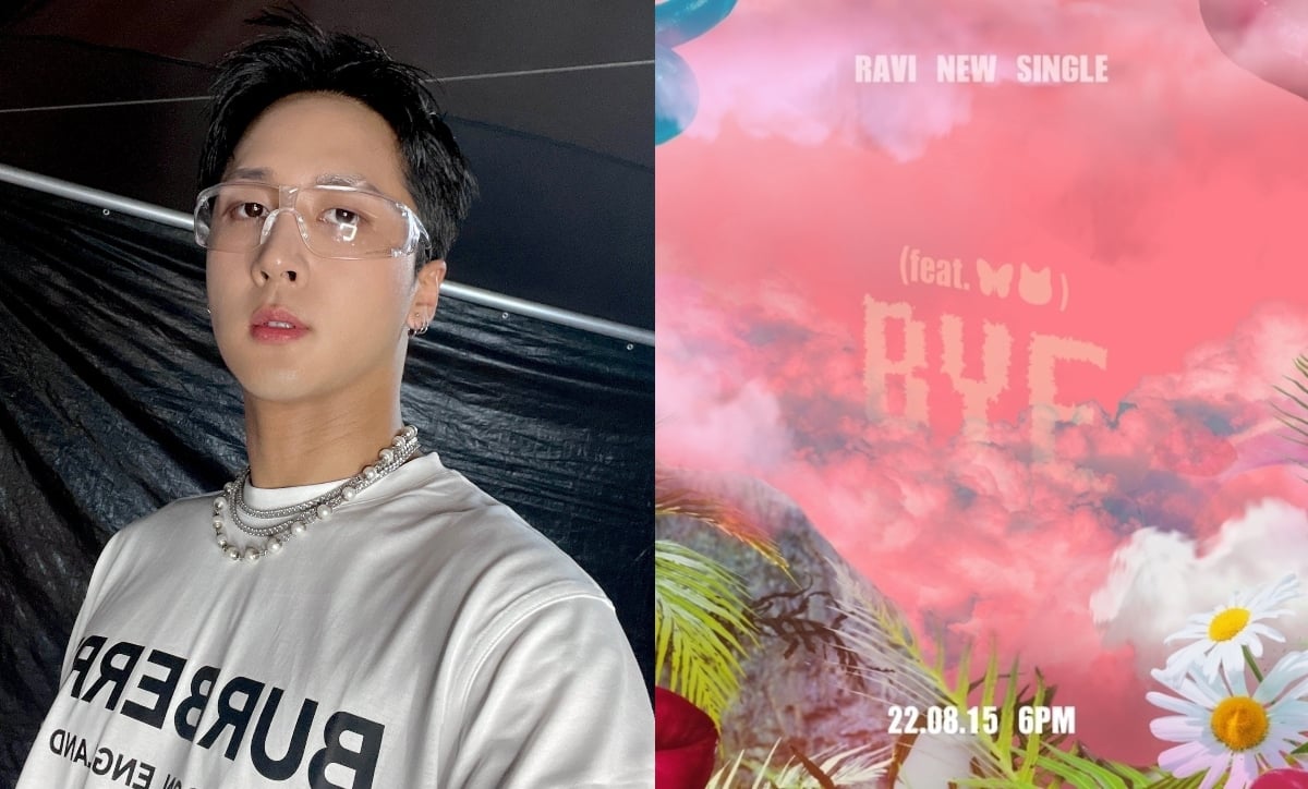Ravi unveils teaser image for new single 'Bye (feat. ??)' | allkpop