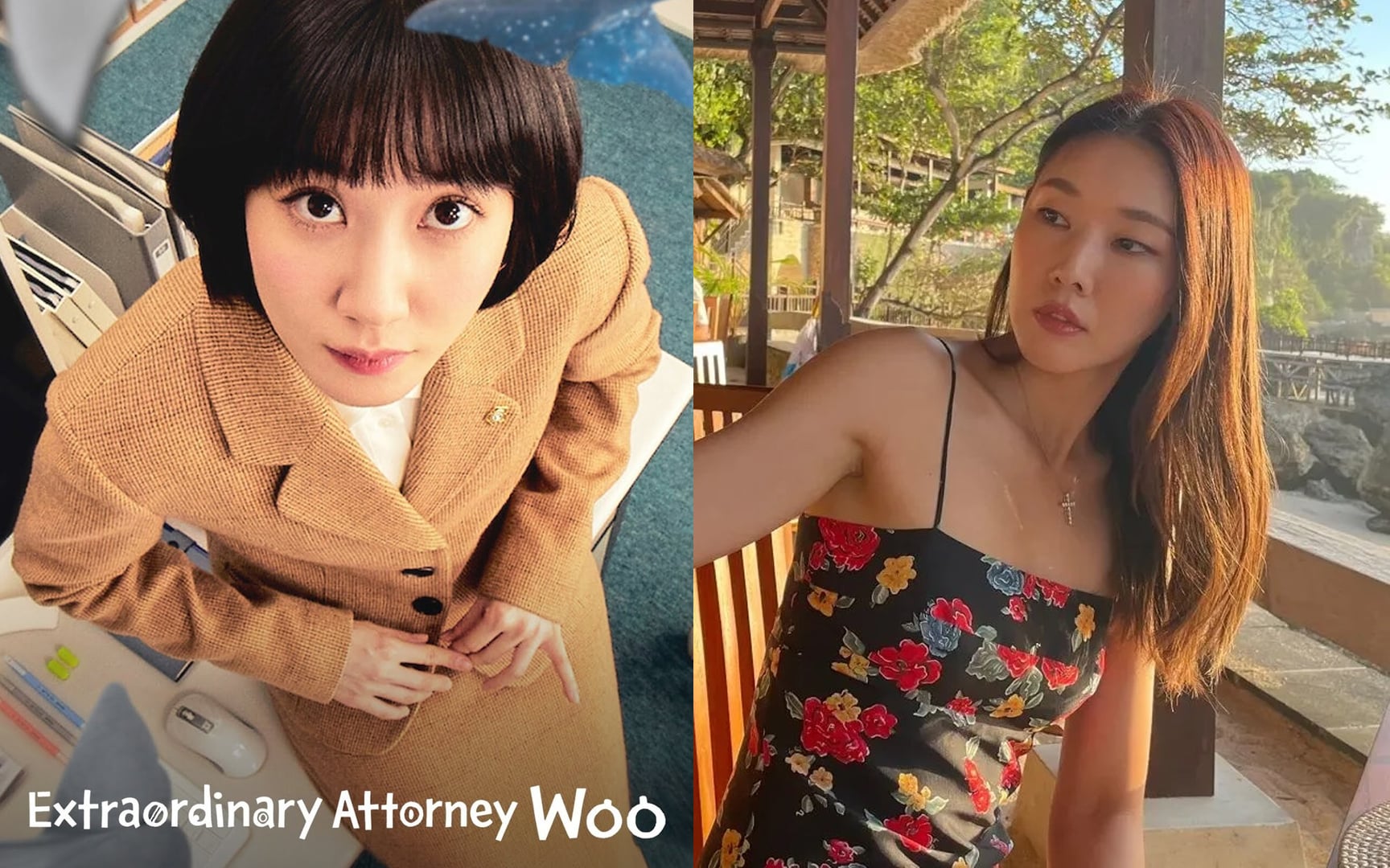 Han Hye Jin makes fans laugh after showing a fun video and saying, "Woo ...