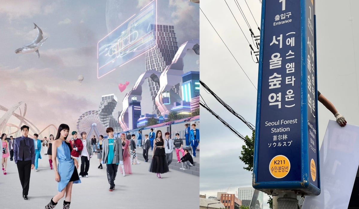 Netizens get a laugh at 'SMTOWN' being officially added to Seoul Forest Station's subway name ...