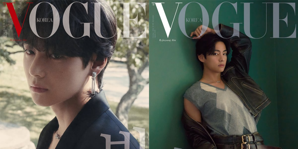 BTS's V covers the October issue of 'Vogue' | allkpop