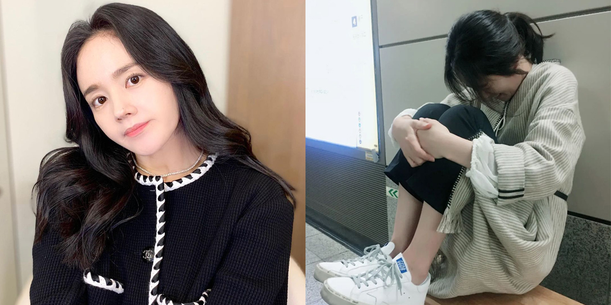 Actress Han Ga In brings out her comical side through her new Instagram ...