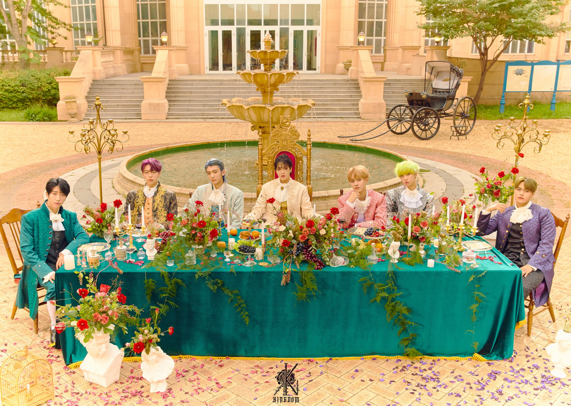 KINGDOM drops the group concept image for 'History of KINGDOM: Part V ...