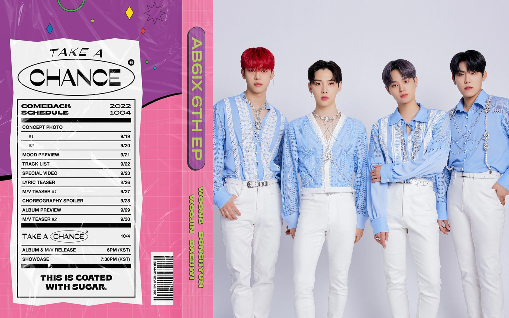 AB6IX unveil their comeback schedule through an interesting nutrition ...