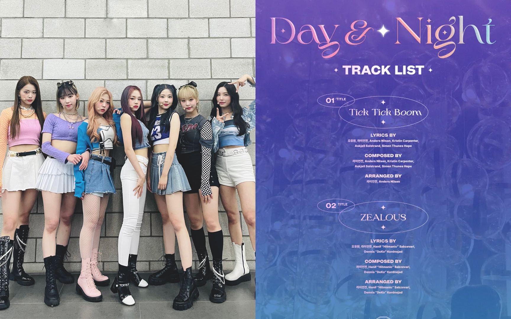 CLASS:y drops the track list for their 2nd mini-album 'Day & Night' | allkpop