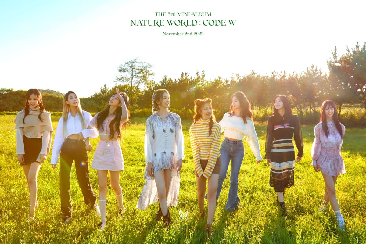 Nature drop 'NATURE WORLD CODE: W' group concept photo | allkpop