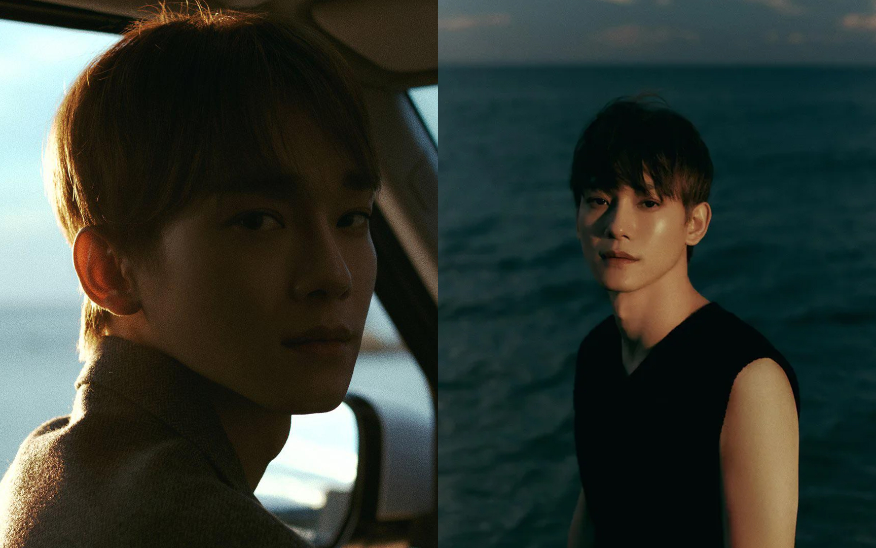 EXO's Chen unveils sentimental concept photos at the beach for his 3rd solo mini-album 'Last ...