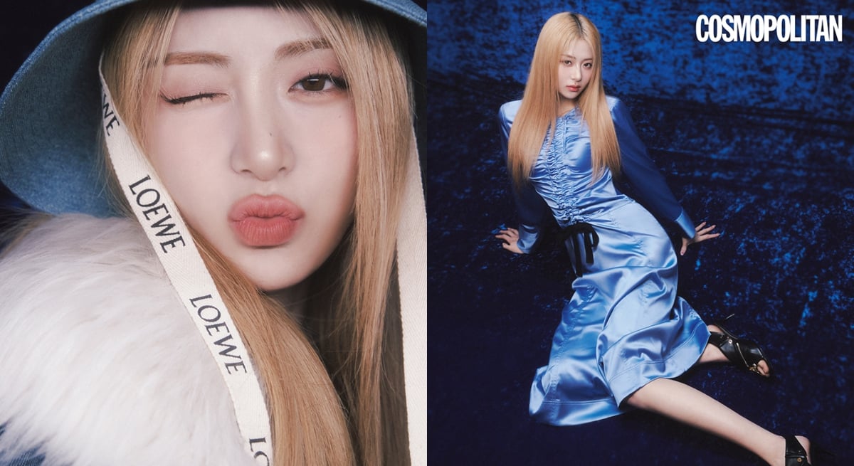 Here's an early sneak peak at LE SSERAFIM Huh Yunjin's 'Cosmopolitan ...