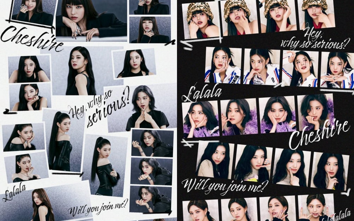 ITZY drop 'Cheshire' track list teaser image | allkpop