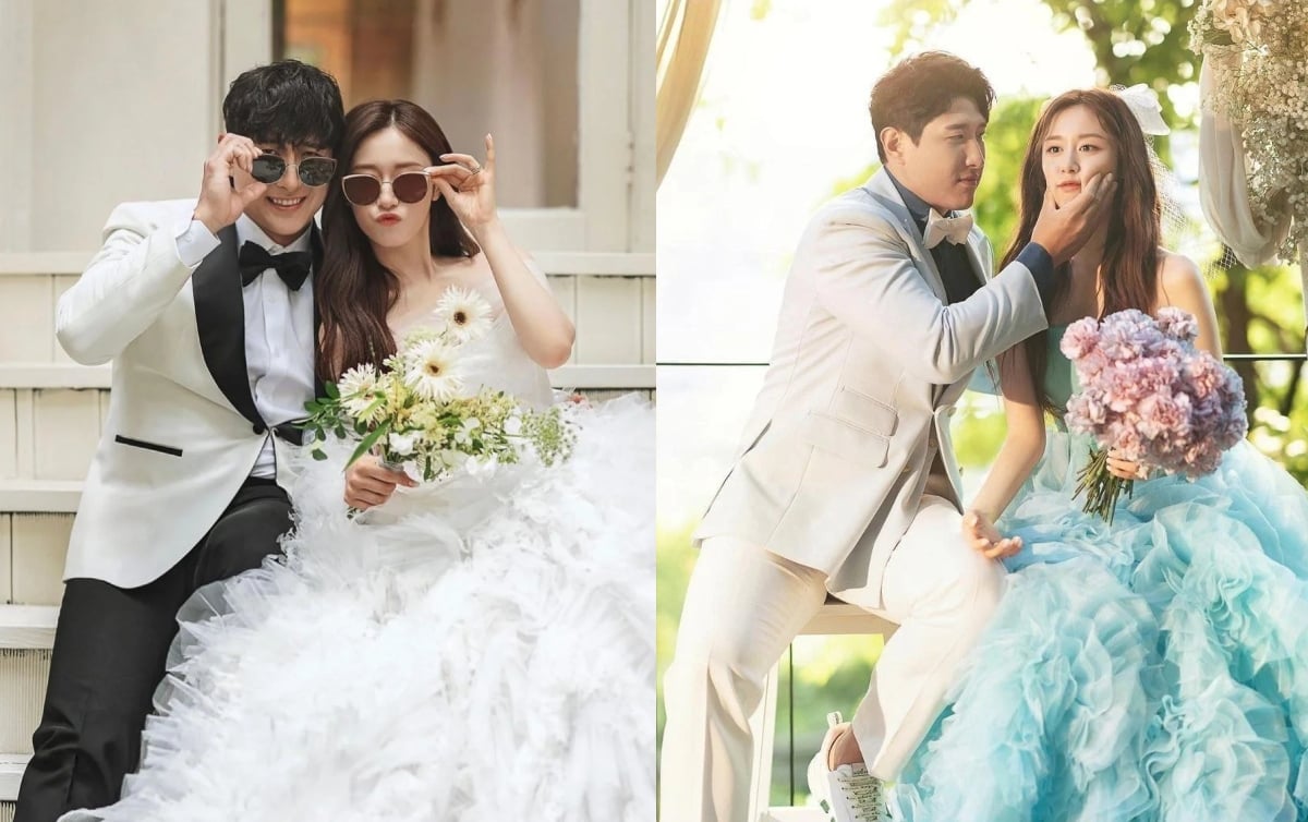 Take a sneak peek at T-ara's Jiyeon & baseball player Hwang Jae Gyun's wedding photos! | allkpop