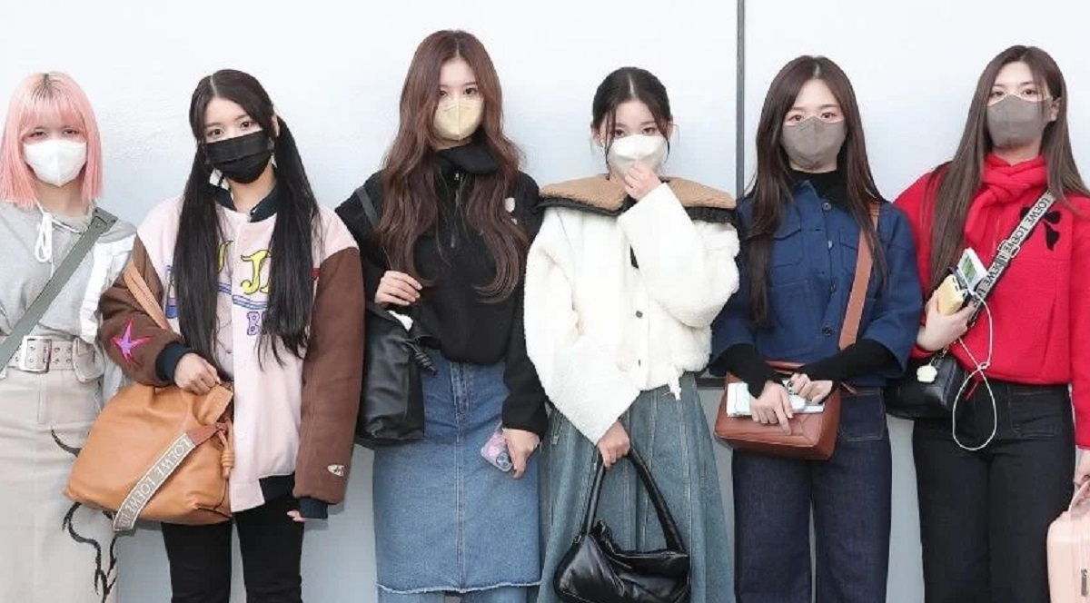 NMIXX seen as a 6-member group in official media photos for the first ...