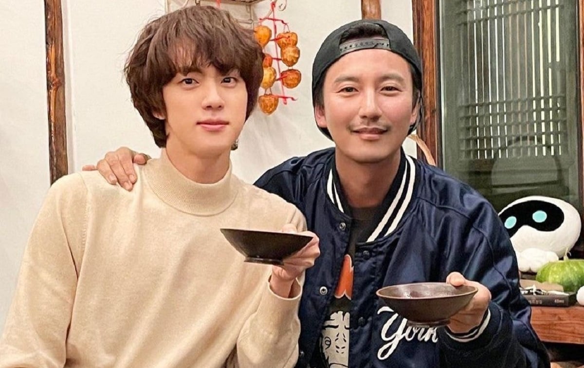 BTS Jin and actor Kim Nam Gil look handsome together in more photos ...