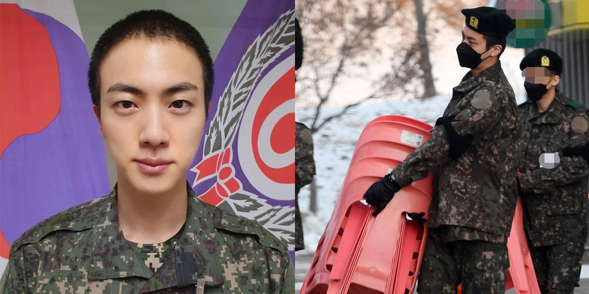 Additional paparazzi cuts of BTS's Jin at his army training center revealed | allkpop