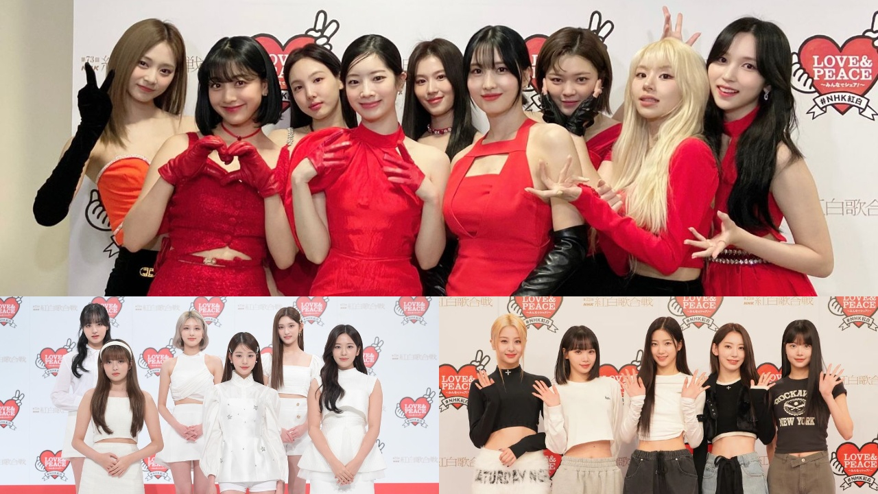 IVE, LE SSERAFIM, and TWICE perform at the Kōhaku Uta Gassen | allkpop