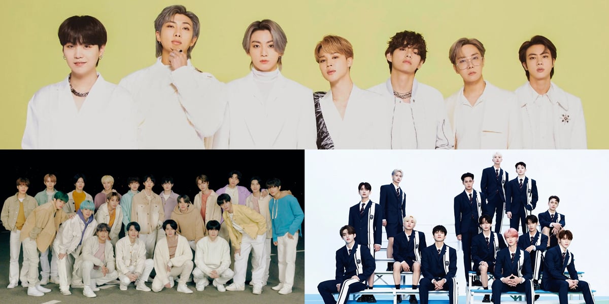 K-Pop boy group brand value rankings for January, based on big data ...