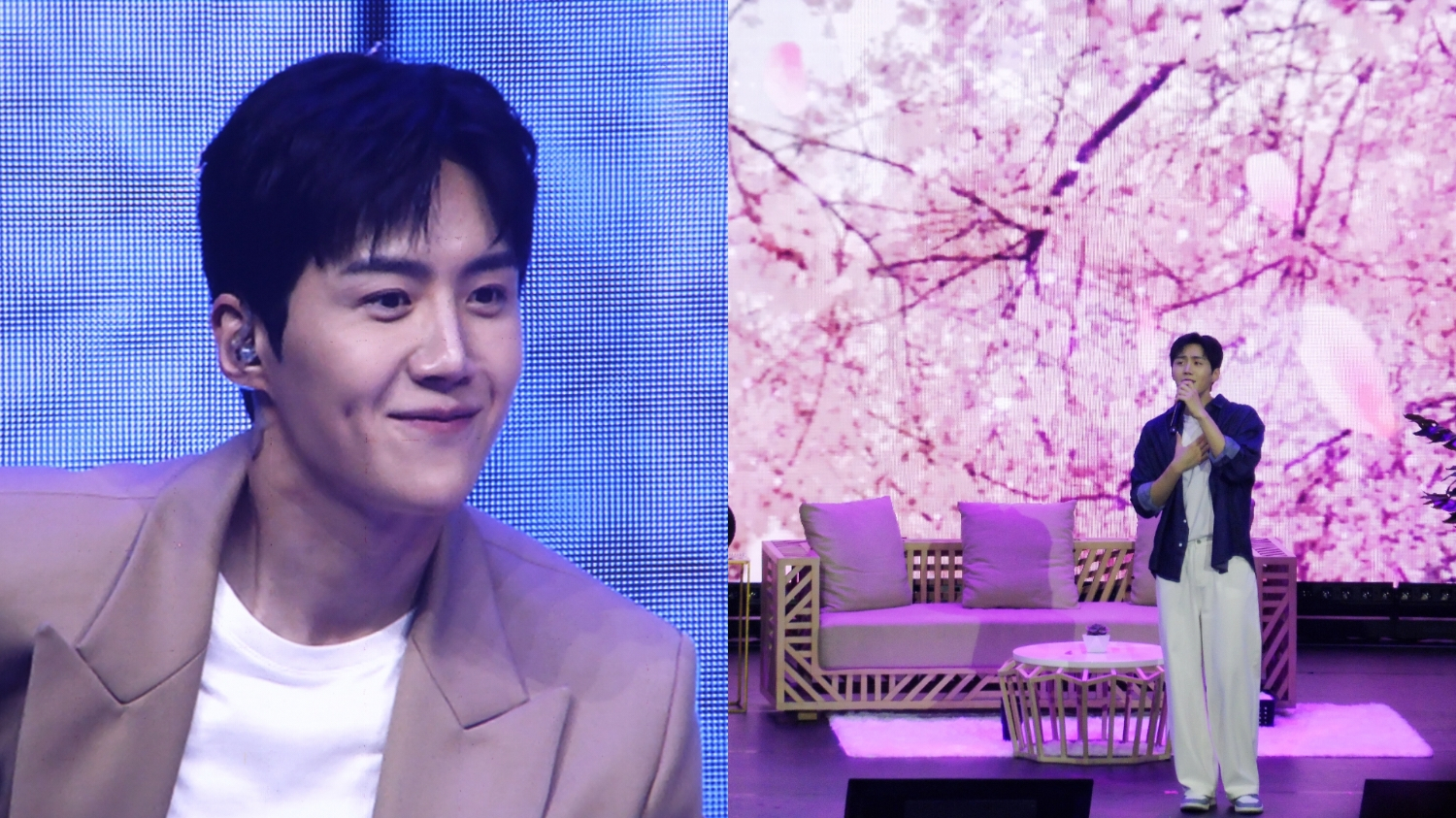 Kim Seon Ho is all smiles during his 'One, Two, Three. Smile' fan ...