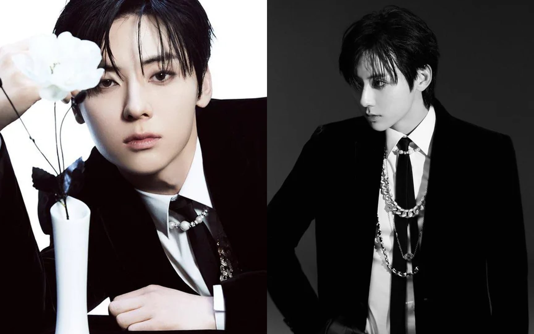 Hwang Min Hyun looks chic in black in the new teaser photos for his ...