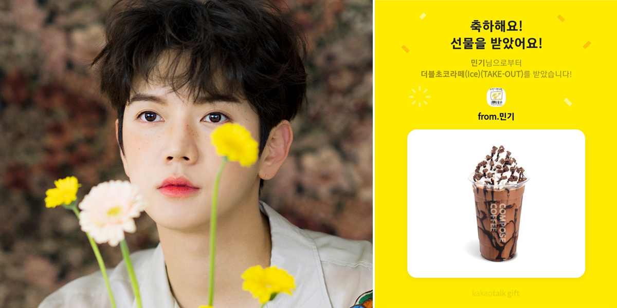 Ren surprises fans in his group chat rooms with chocolate beverage ...