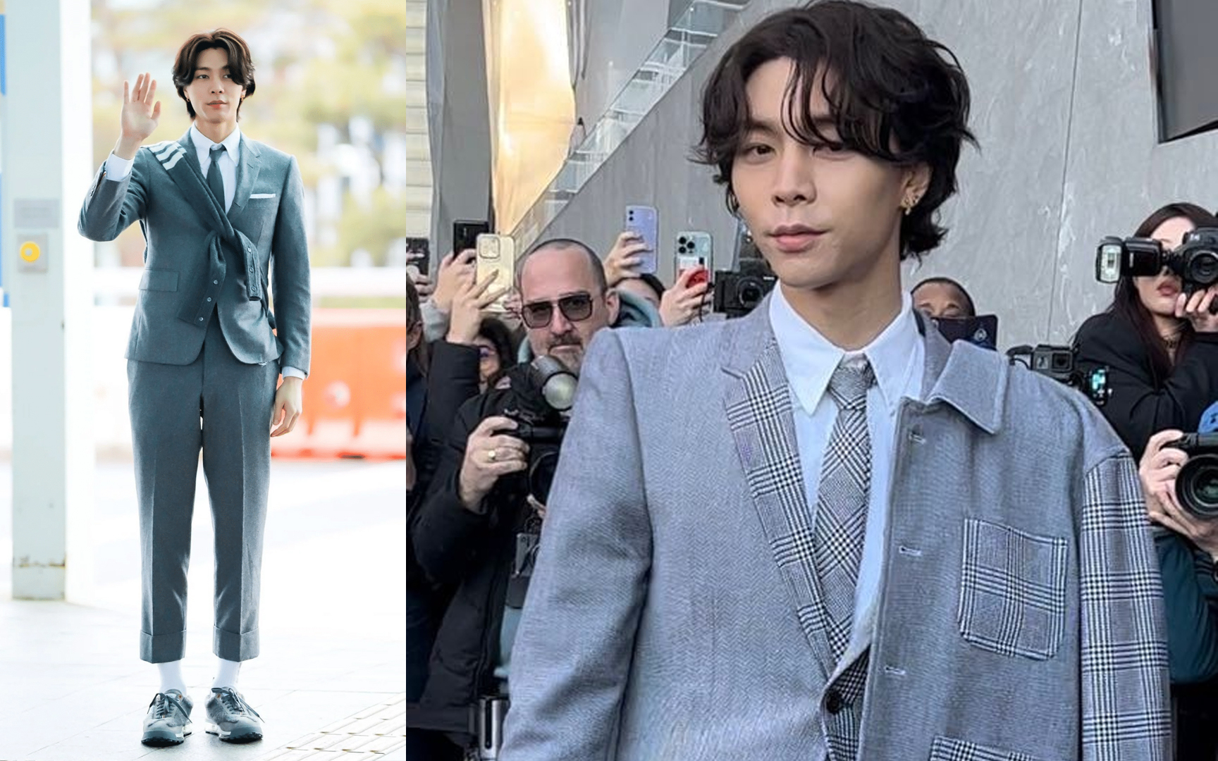 NCT's Johnny is praised for looking like a runway model at the Thom ...