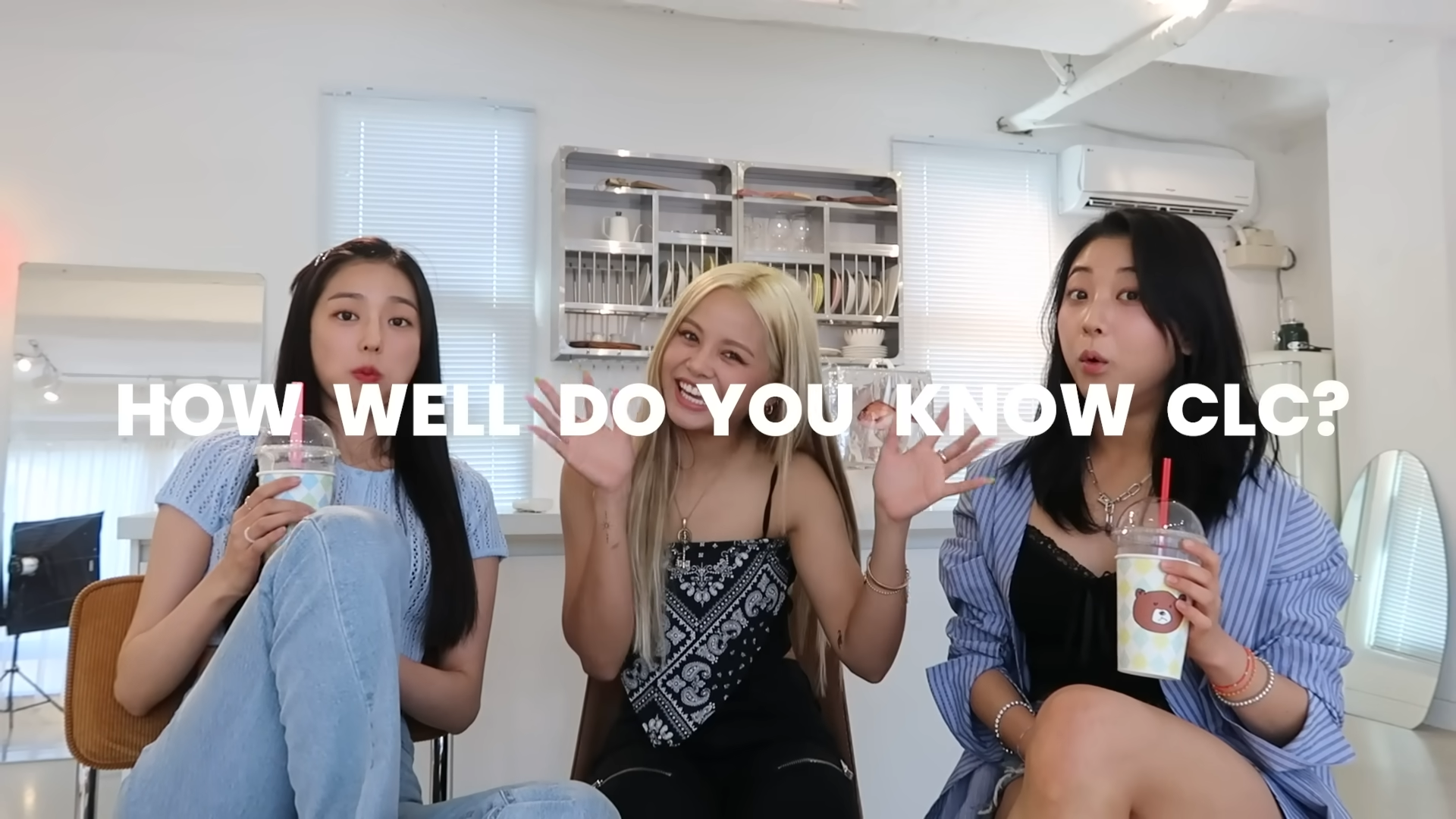 CLC members Sorn, Yeeun, and Seungyeon test how well they know the ...
