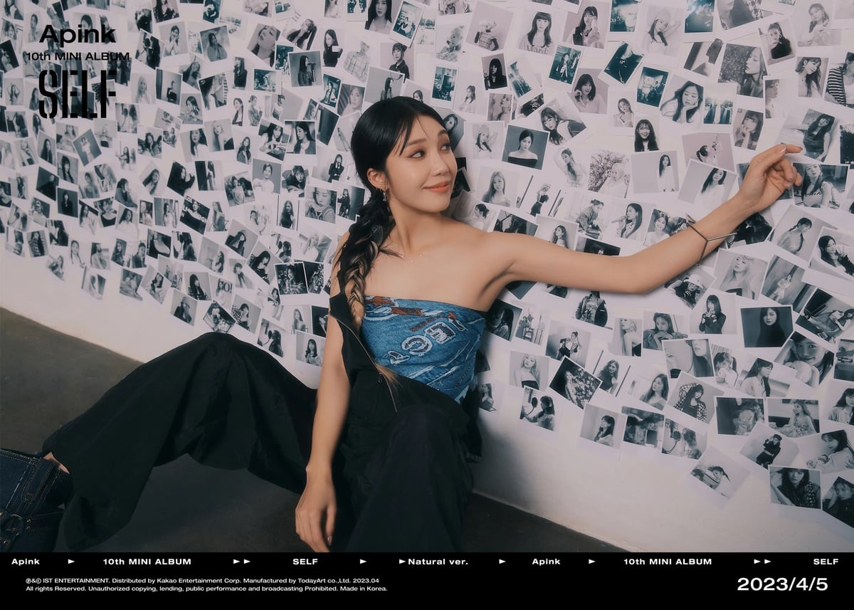 A Pink drop natural 'SELF' concept photos feat. Hayoung, Namjoo & Eunji ...