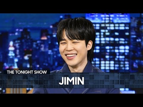 BTS's Jimin makes his first solo guest appearance on a late night TV show on 'The Tonight Show ...