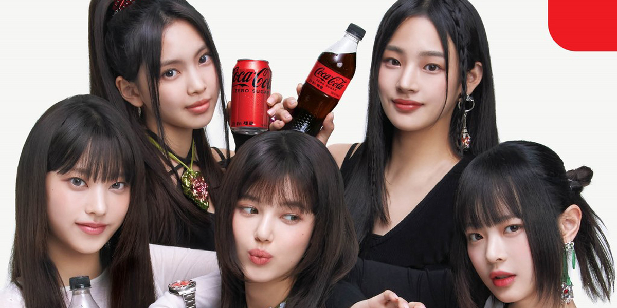 NewJeans tease the release of their 'Coca-Cola Zero' campaign theme ...