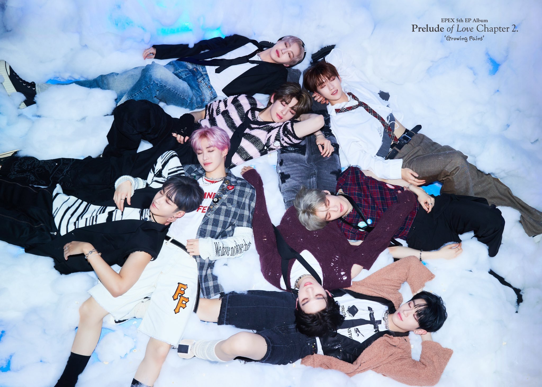 EPEX reveals a peaceful group concept photo for 'Prelude of Love Chapter 2. Growing Pains' | allkpop