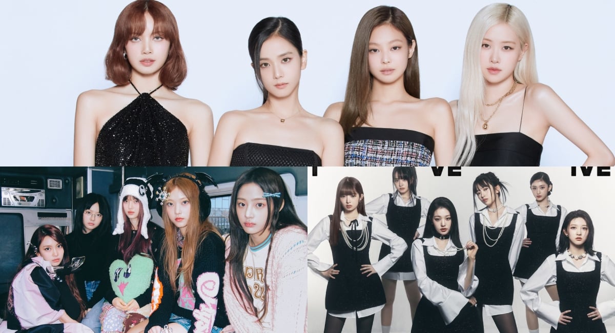 BLACKPINK, NewJeans, and IVE top girl group brand value ranking for ...