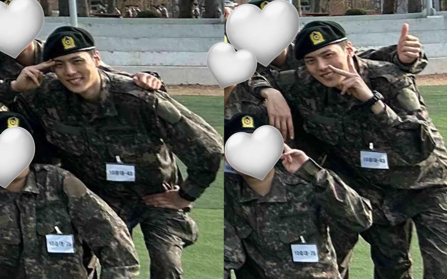 Monsta Xs Minhyuk Seen Looking Healthy And Happy During The Military Recruit Training Allkpop