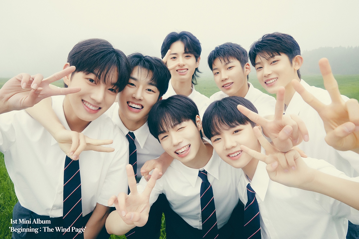 Rookie boy group The Wind represents the epitome of youth in group concept photos for debut ...