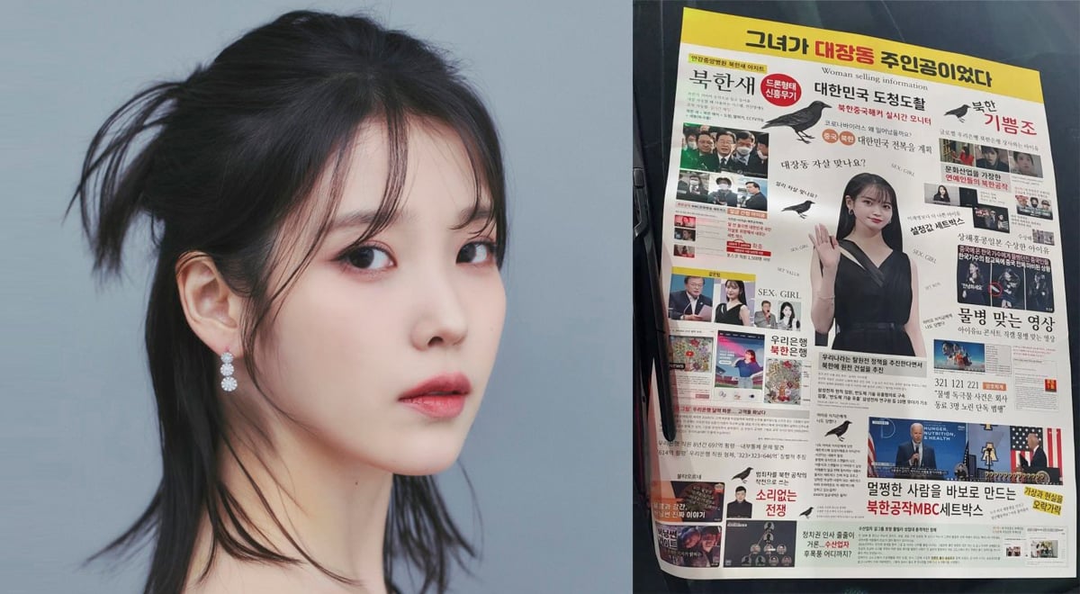 Netizens appalled by the flyers spread by anti-fans accusing IU of ...