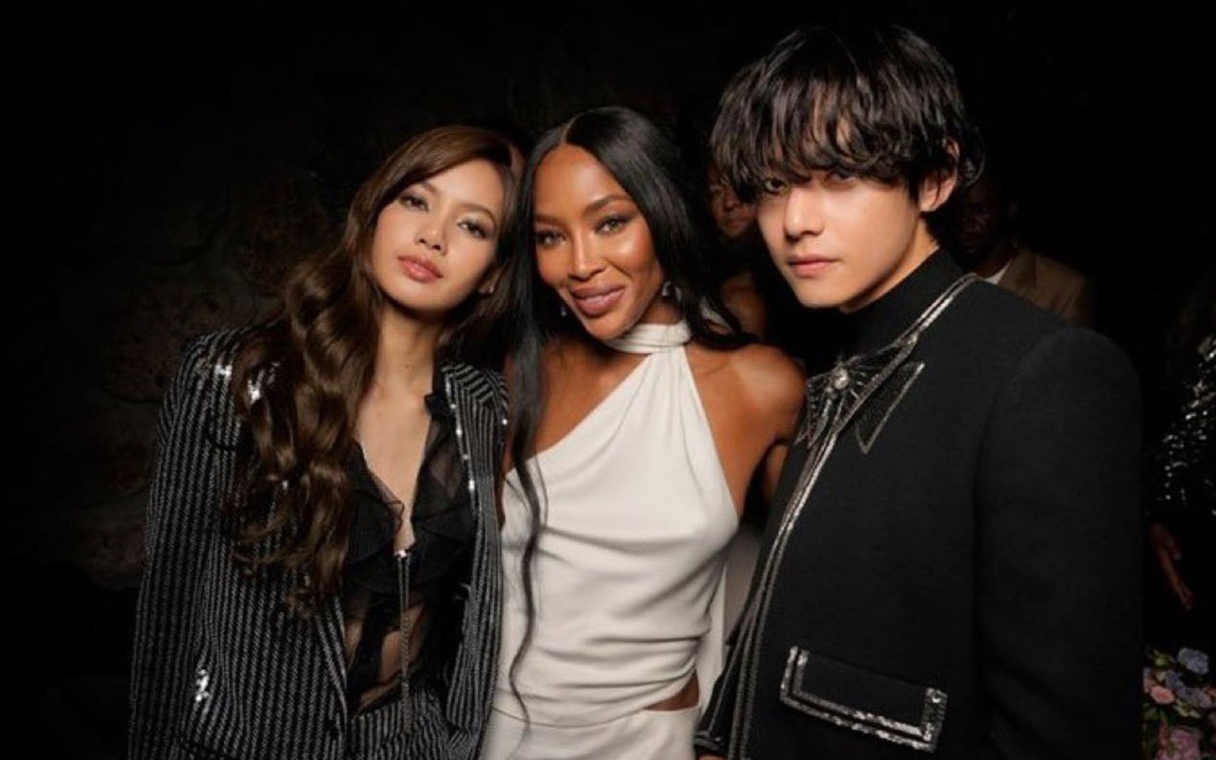 BLACKPINK's Lisa and BTS's V Bring K-Pop Glamour to Naomi Campbell's ...