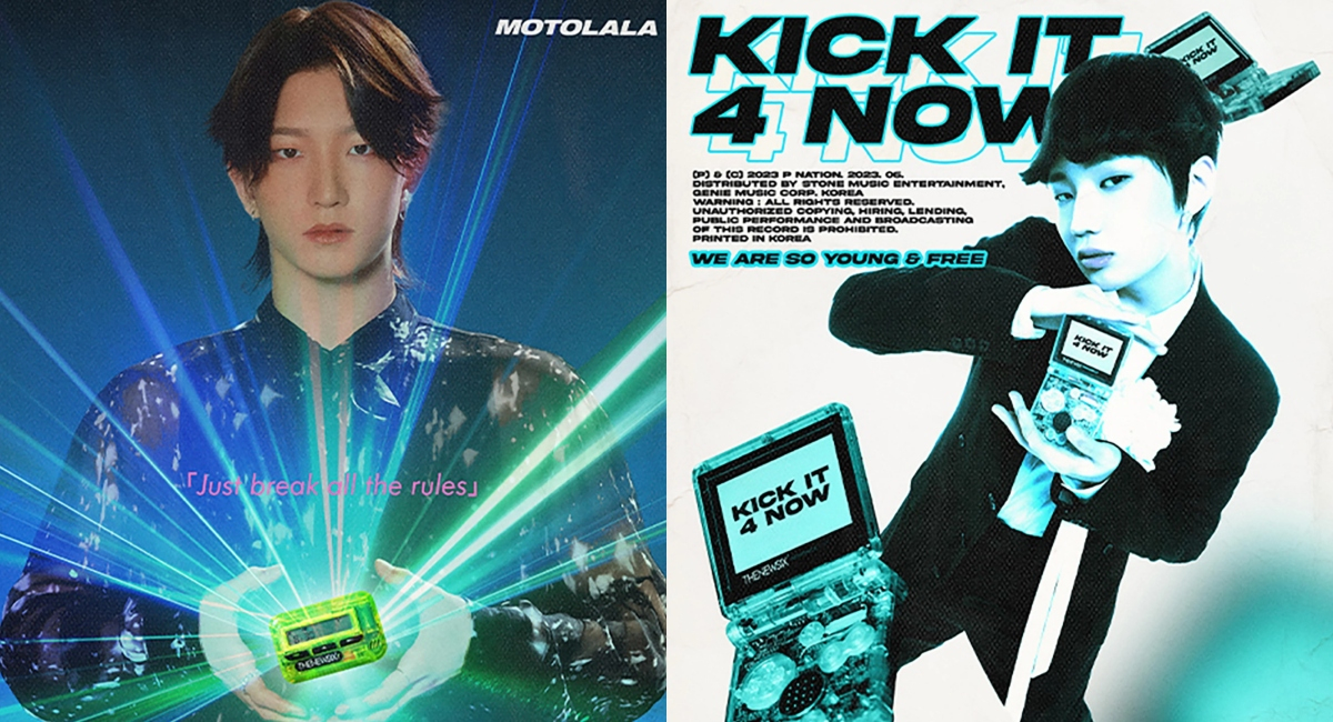 TNX continues to tease 'BOYHOOD' comeback with 'retro ad' teasers of Junhyeok and Sungjun | allkpop