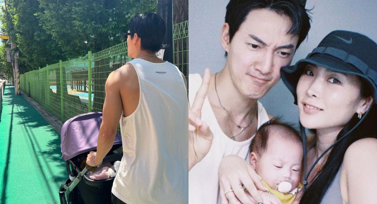 Honey J and husband share adorable photos of first day out with newborn daughter 'Love' | allkpop