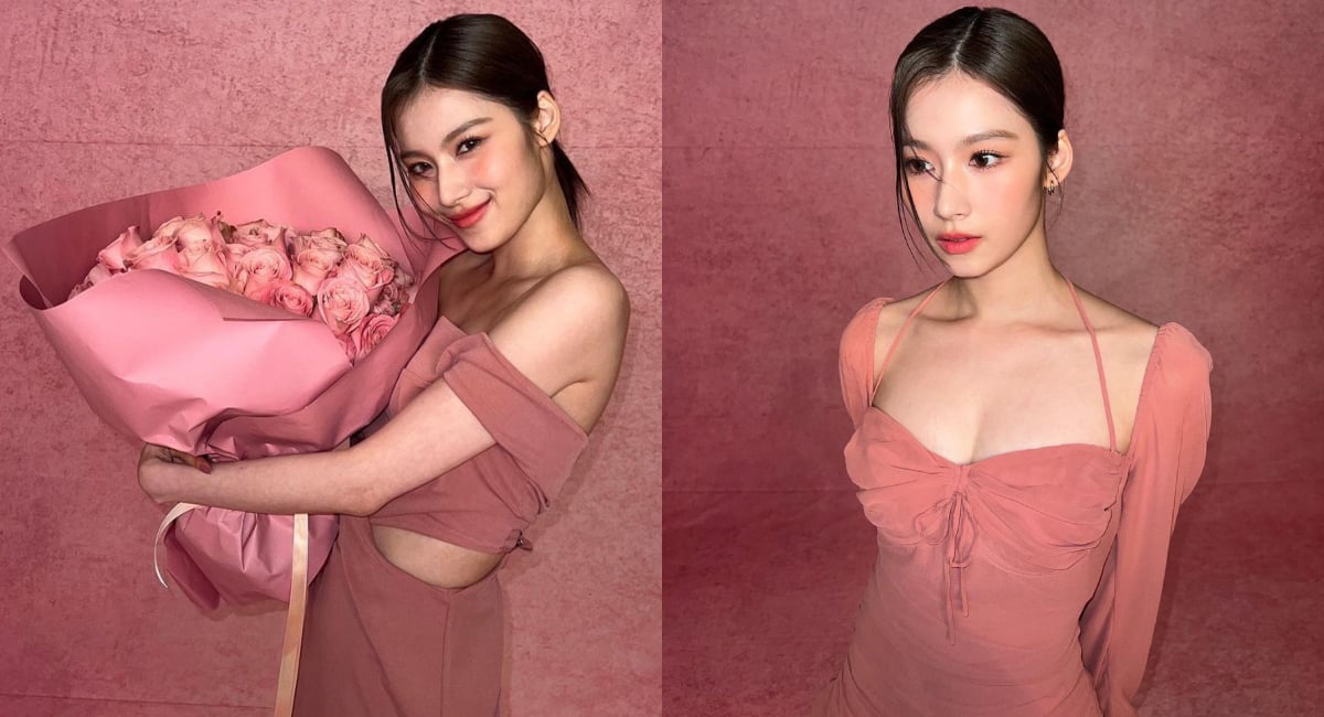 TWICE's Sana is pretty in pink in lovely new Instagram photos | allkpop