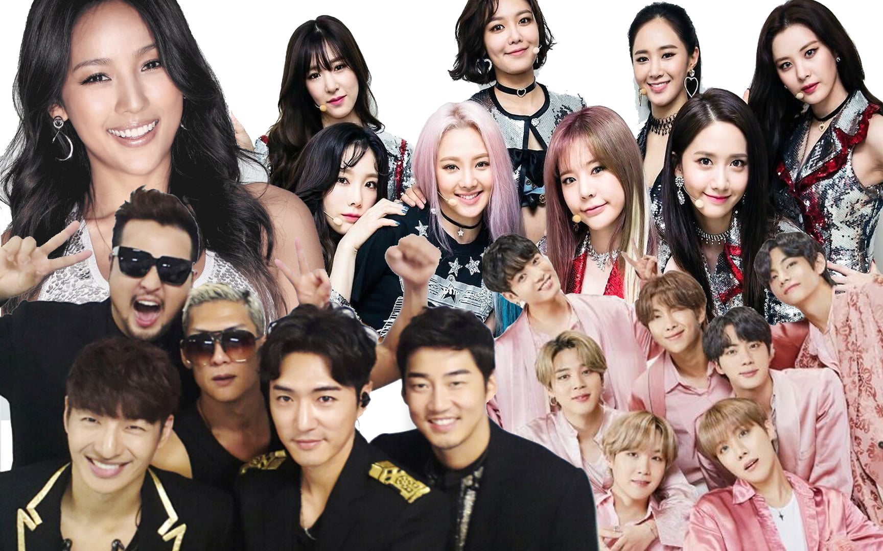 Who are the top K-pop artists that also were the most popular with the ...