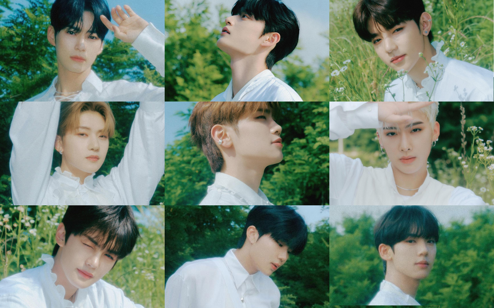 ZEROBASEONE members display their youthful visuals in the new ...