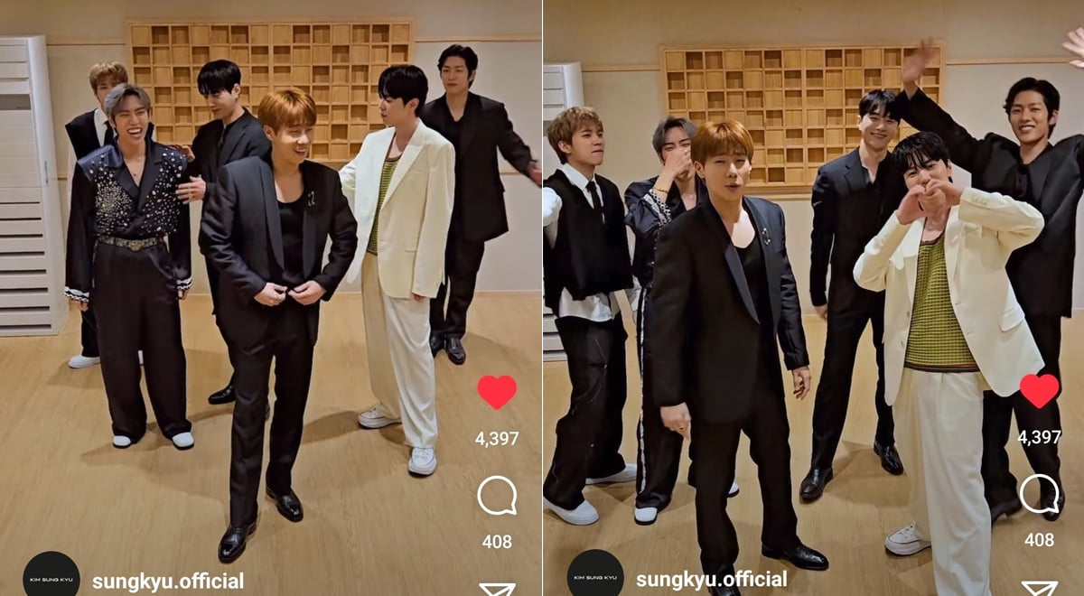 Sunggyu brings the members of INFINITE together for the #SmallTalk ...