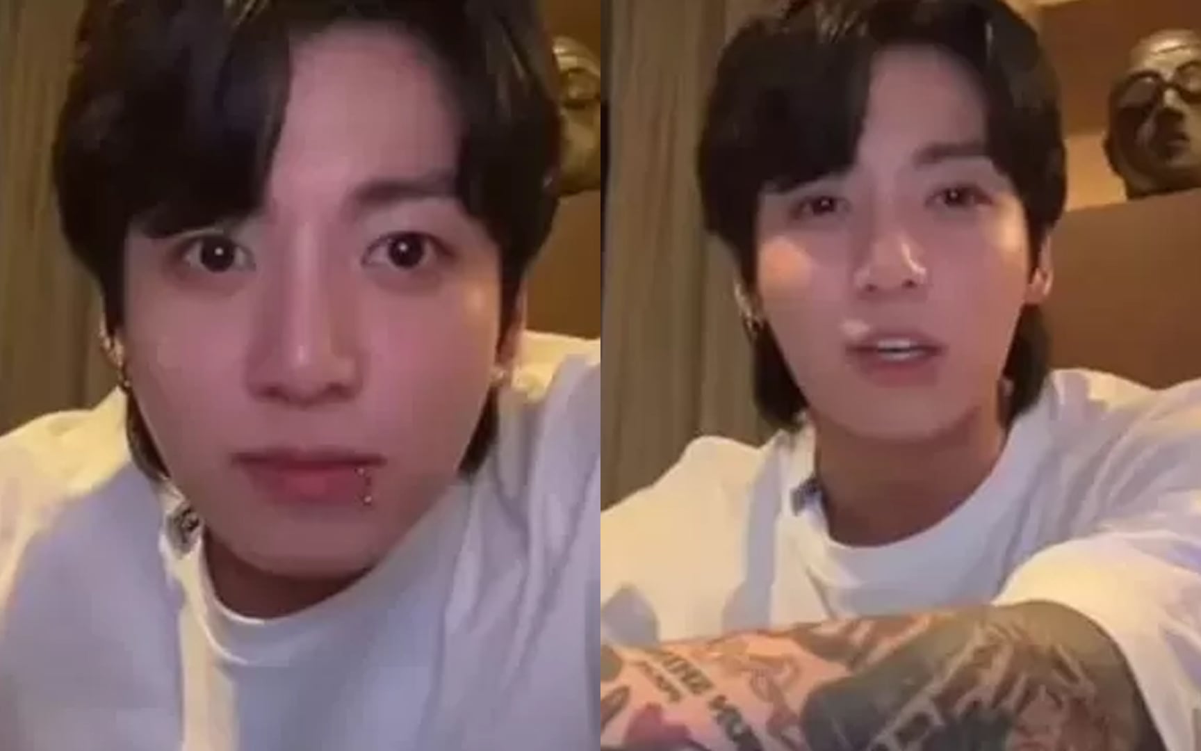 BTS' Jungkook sends a powerful message to fans about intruding on his life during Weverse Live ...