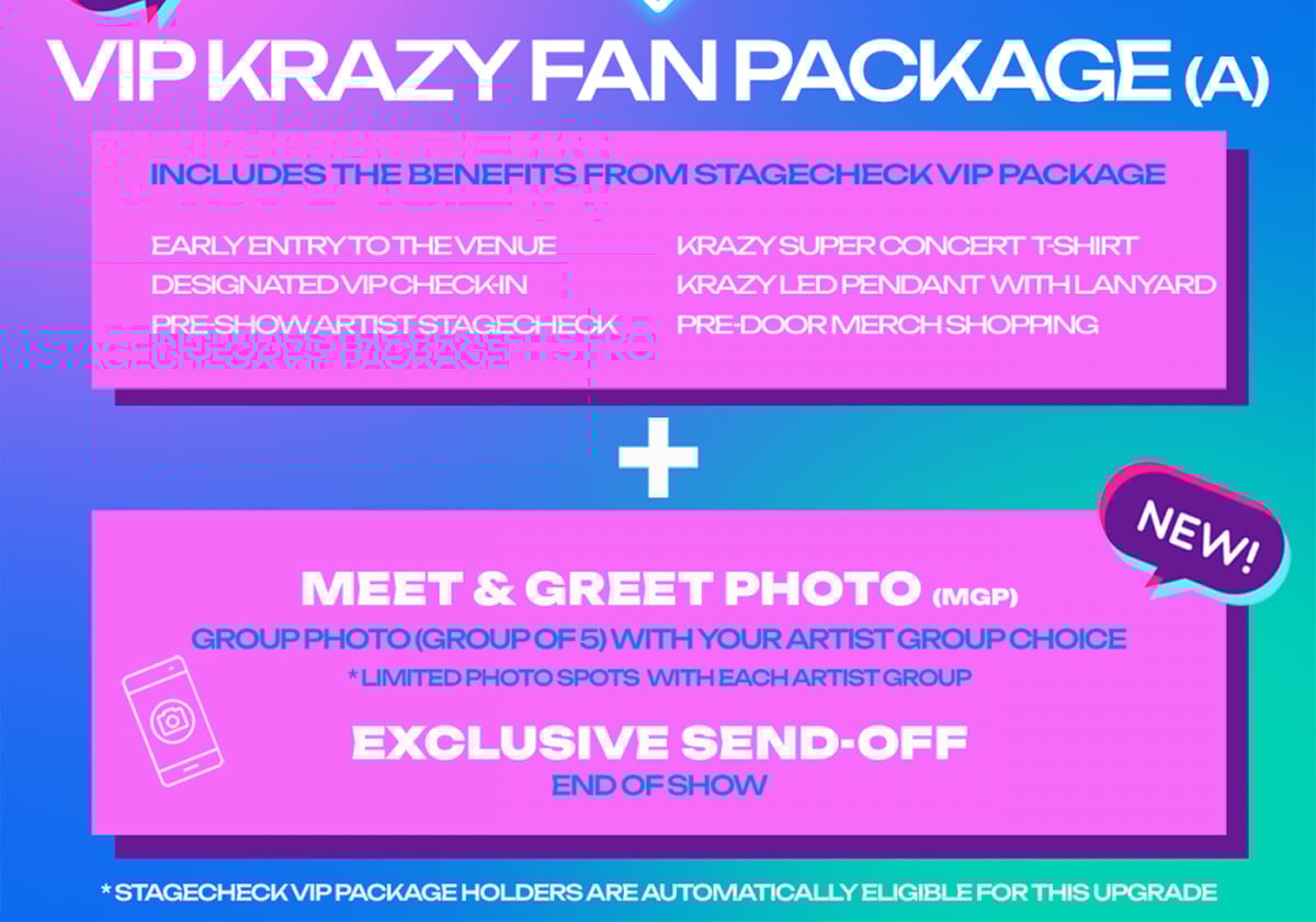 ‘Krazy K-Pop Super Concert’ reveals new VIP package offerings and host ...