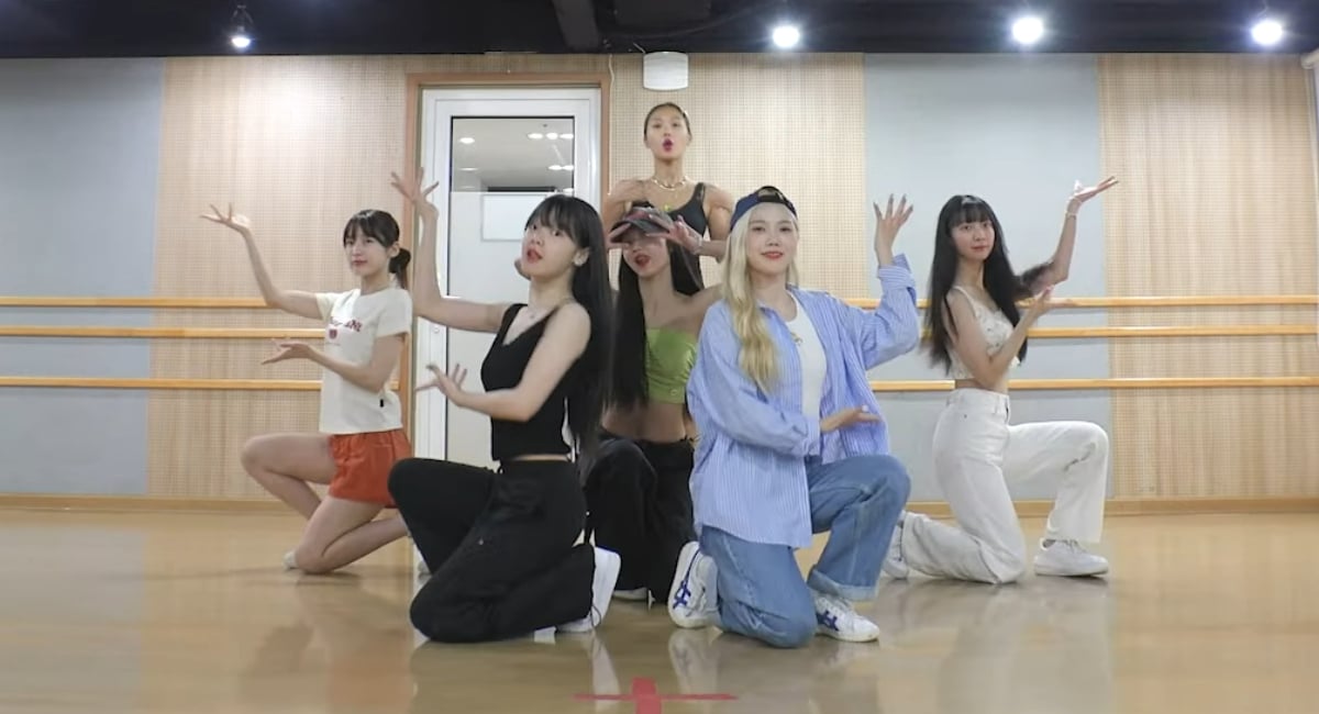 Oh My Girl drops dance practice video for 'Golden Hourglass' B-side track 'Celebrate' | allkpop