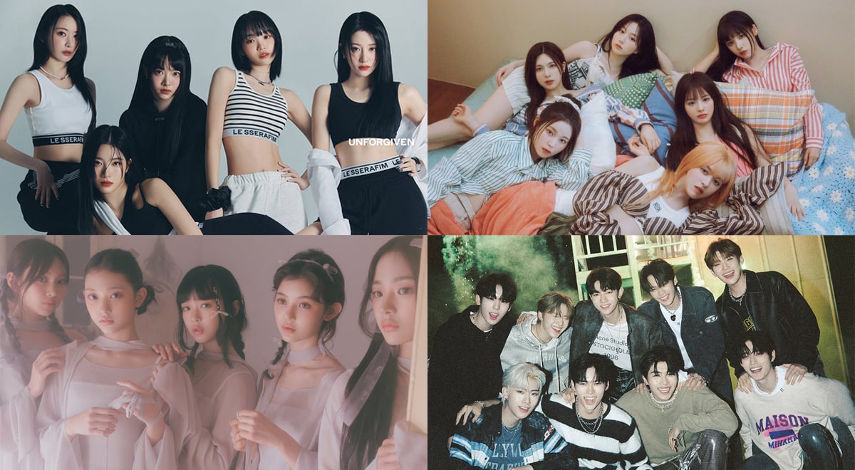 LE SSERAFIM, NMIXX, NewJeans, BOYNEXTDOOR, & ZEROBASEONE revealed as the 1st lineup of attending ...