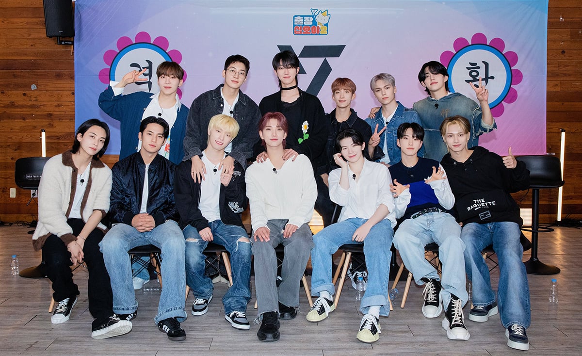 Seventeen spotted at an airport in Rome, Italy + believed to be filming ...