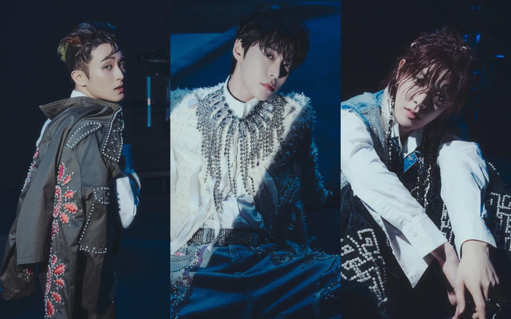 NCT 127's Mark, Doyoung, and Yuta display their striking visuals in the new individual teasers ...