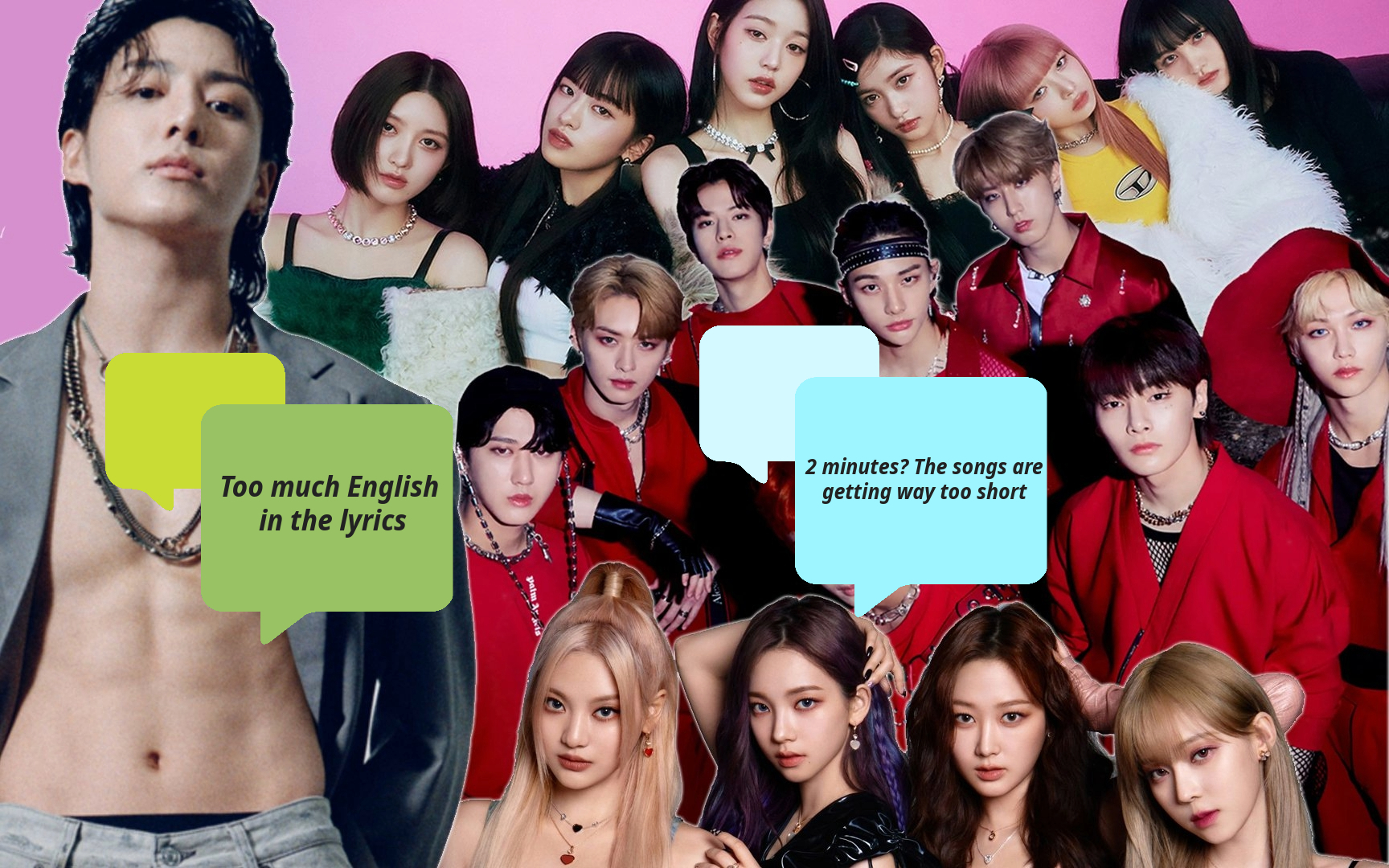 "The lyrics are slowly becoming full of English," Netizens say these characteristics perfectly ...