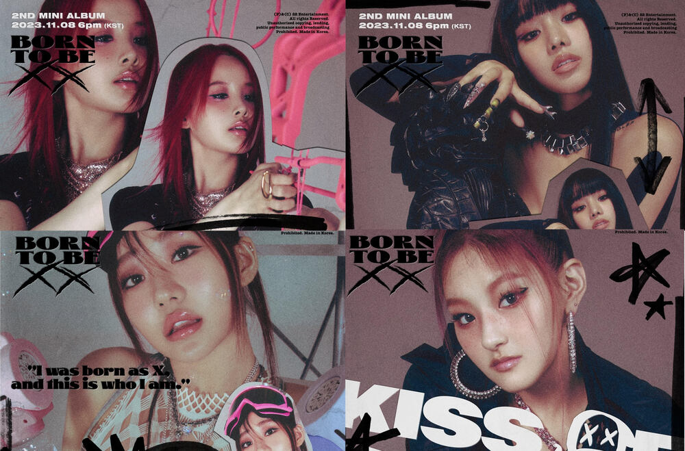Kiss Of Life Teases Edgy New Looks For Upcoming Mini Album Born To Be