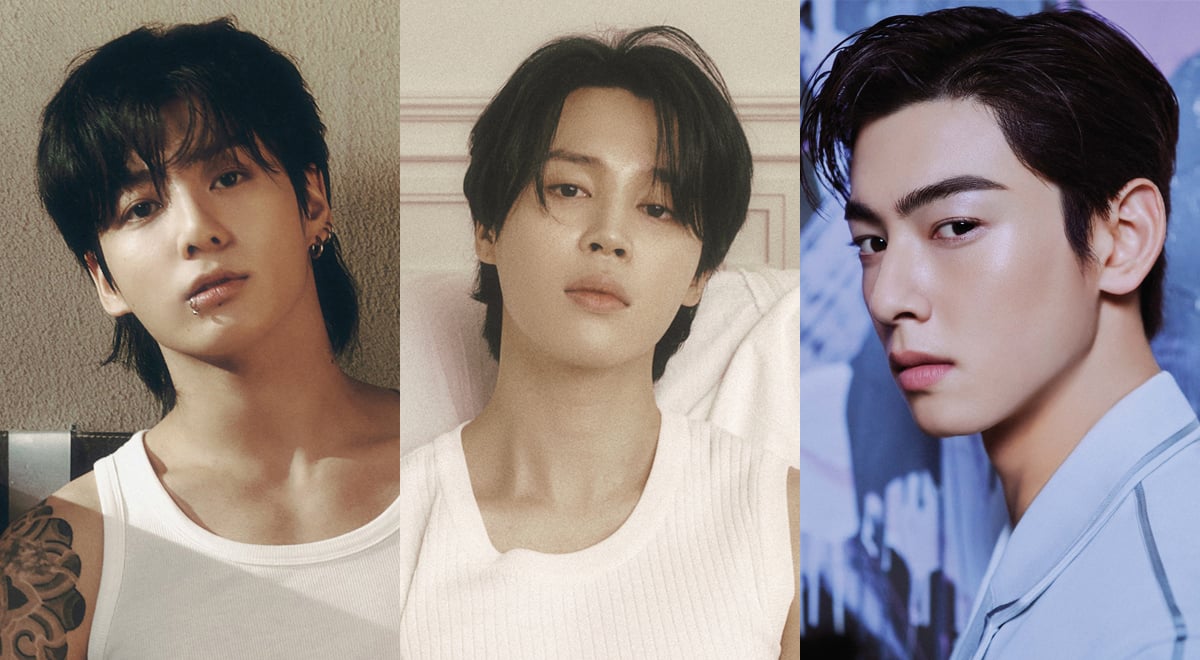 BTS’s Jungkook, Jimin, & ASTRO’s Cha Eun Woo top this month’s individual K-Pop male idol brand ...