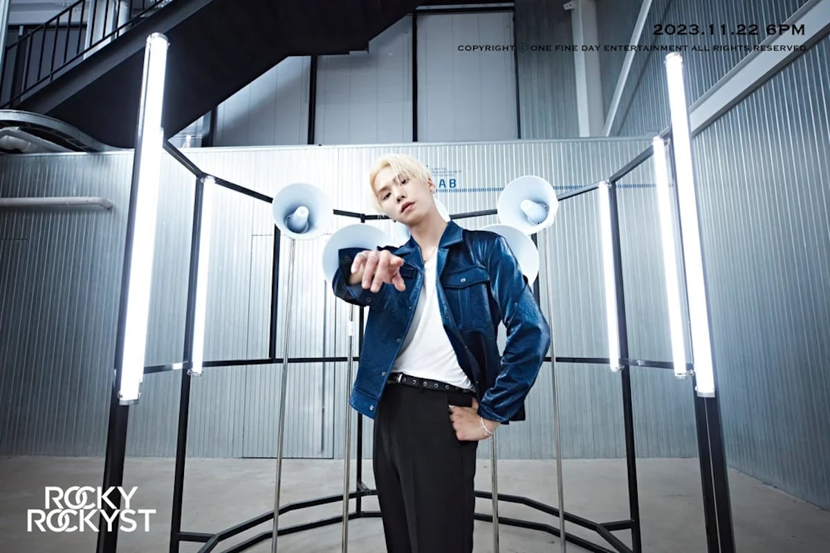 Rocky reveals latest 'ROCKYST' teaser images in blue | allkpop