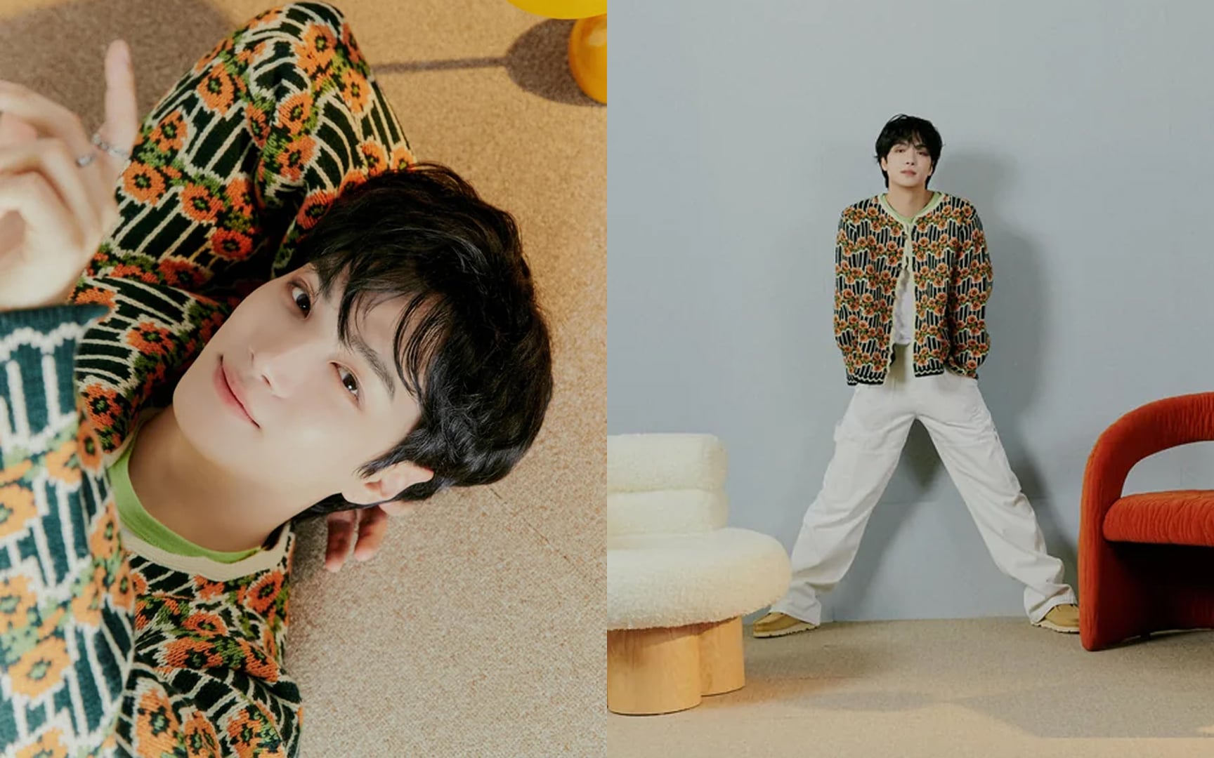 Former NU'EST member Kim Jong Hyeon displays his playful charms in the new concept photos for ...