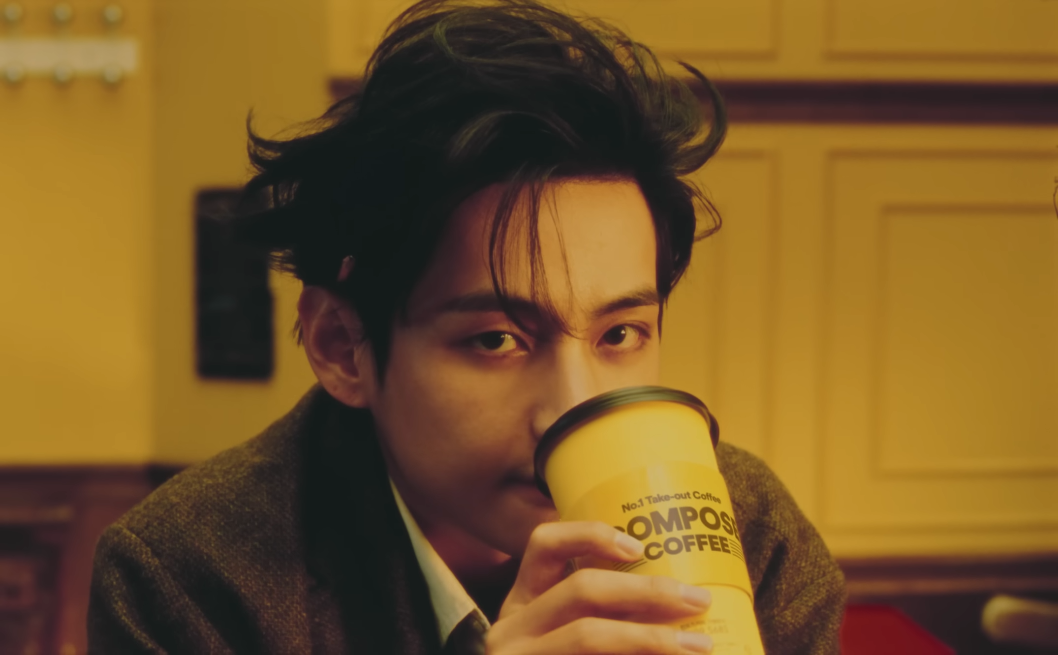 BTS V's acting skills in action: Compose Coffee reveals new commercials ...